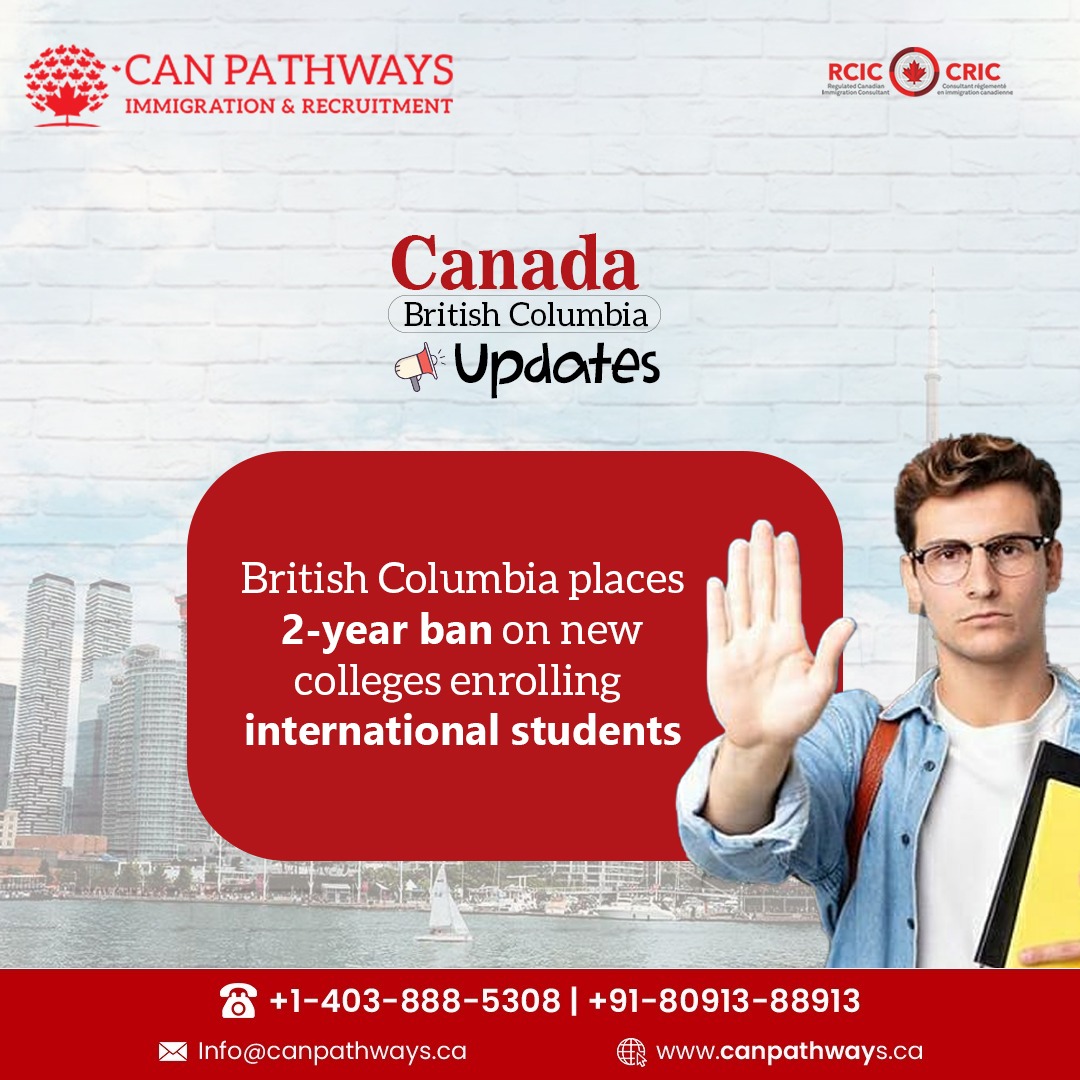 British Columbia places 2-year ban on new colleges enrolling ...